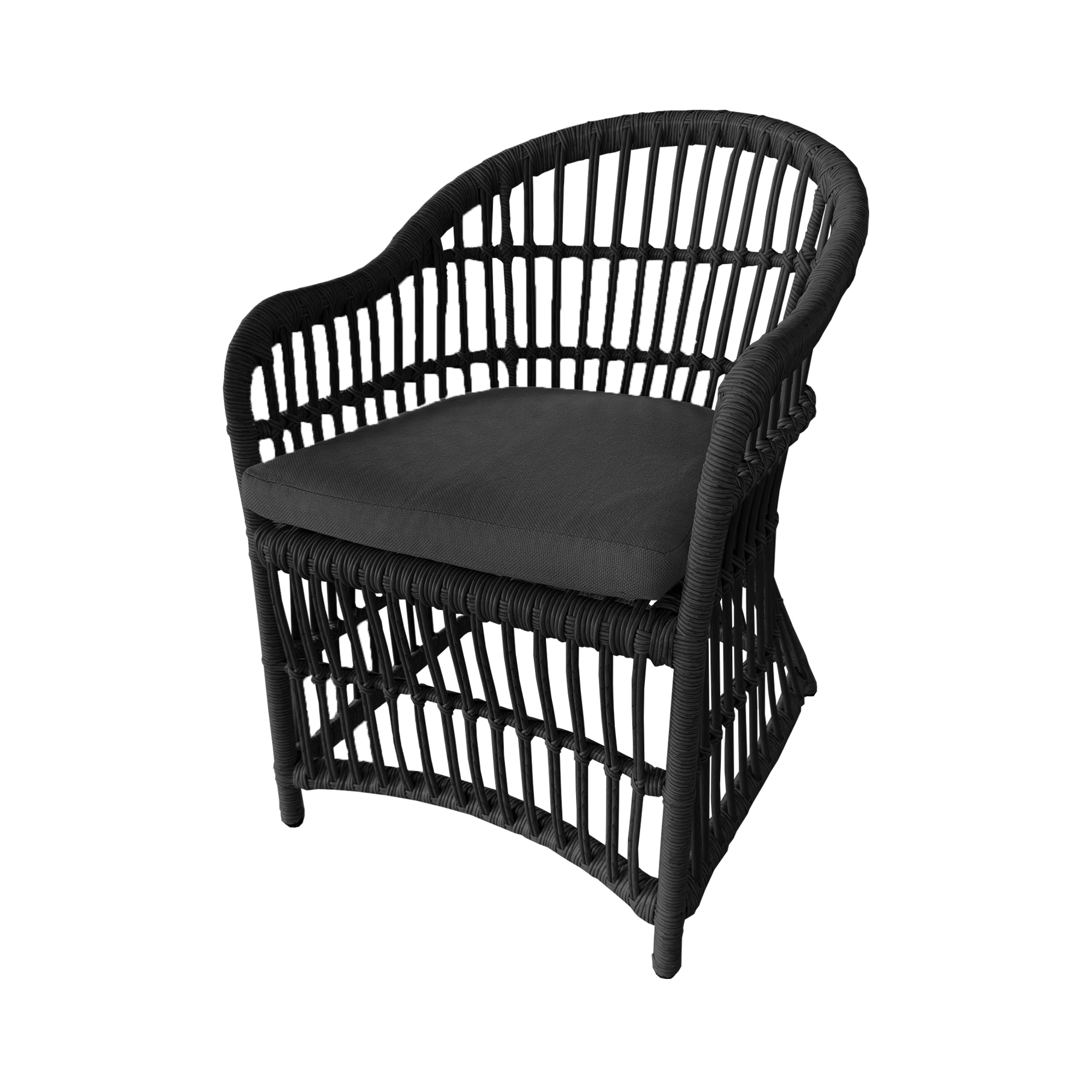 Terrasstoel Emily zwart - Okido B.V.